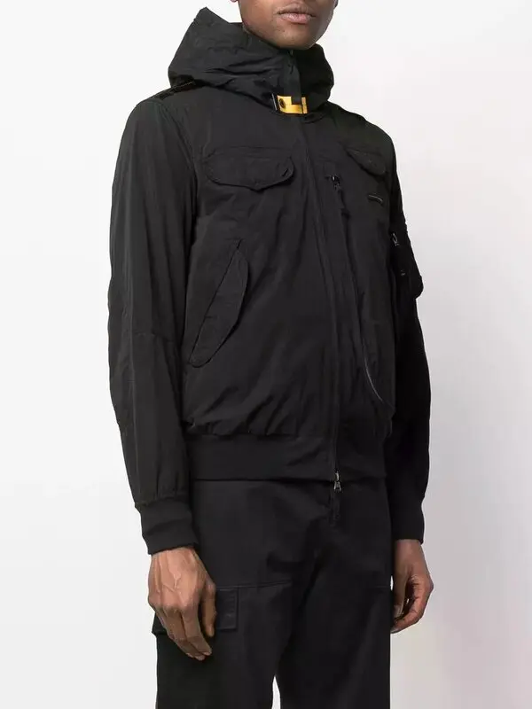 PARAJUMPERS Logo Patch Hooded Jacket