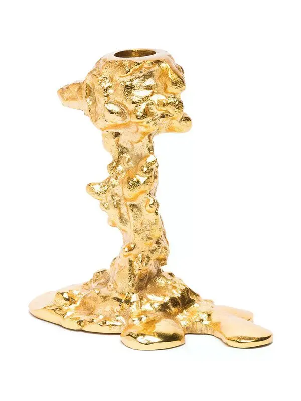 POLSPOTTEN Small Drip Candle Holder - Gold