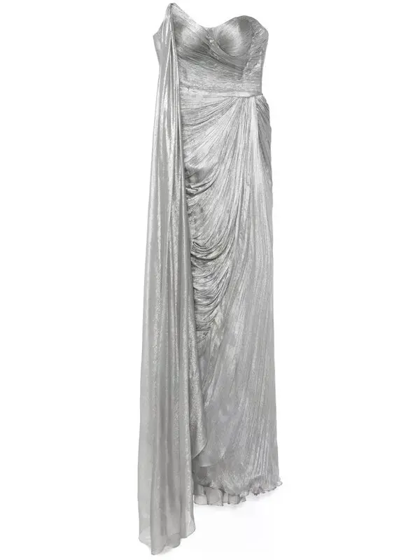 IRIS SERBAN Ayleen Maxi Dress - Grey