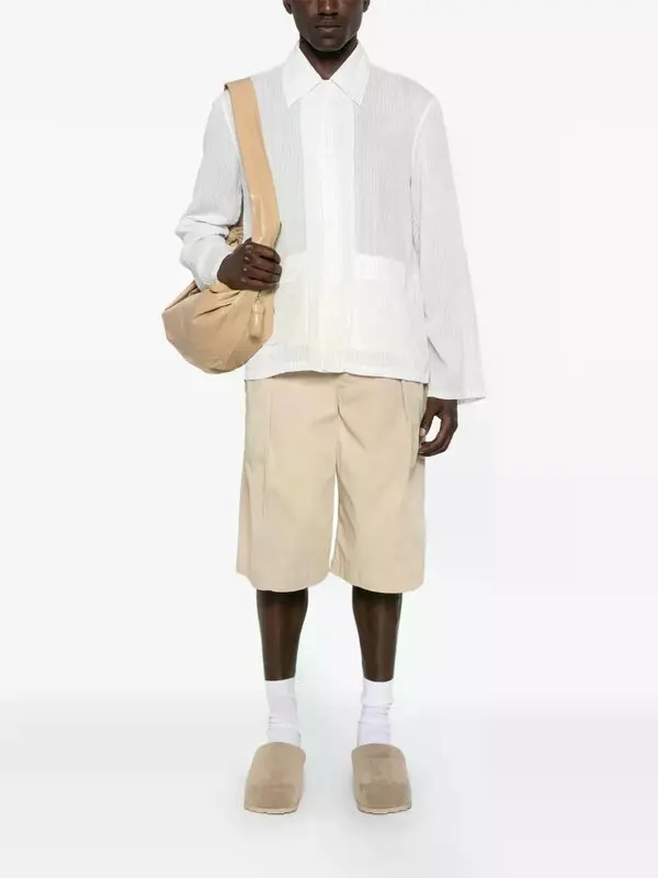 LEMAIRE Pleated Bermuda Shorts