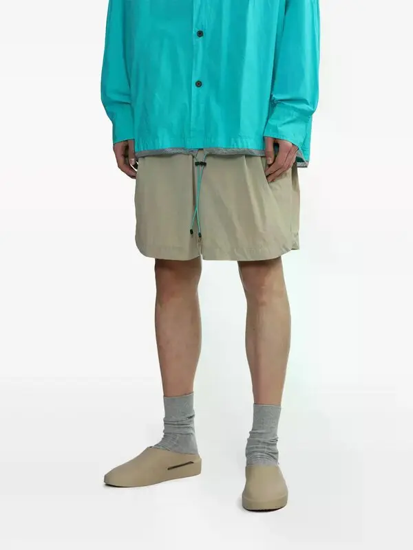 Kolor Pleated Tailored Shorts