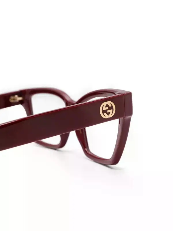 Gucci Cat Eye Glasses - Red