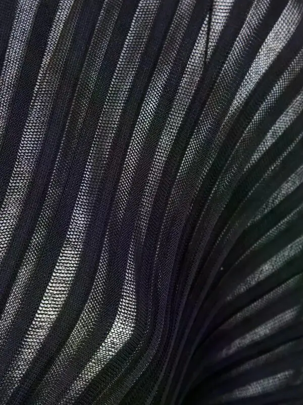 Issey Miyake Asymmetric Pleated Top