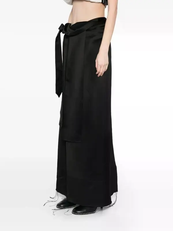 SANKUANZ Raw Edge Skirt