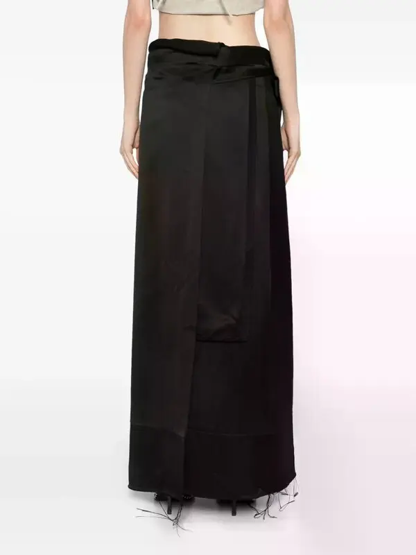 SANKUANZ Raw Edge Skirt