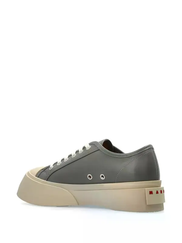 Marni Pablo Lace Up Platform Sneakers - Grey
