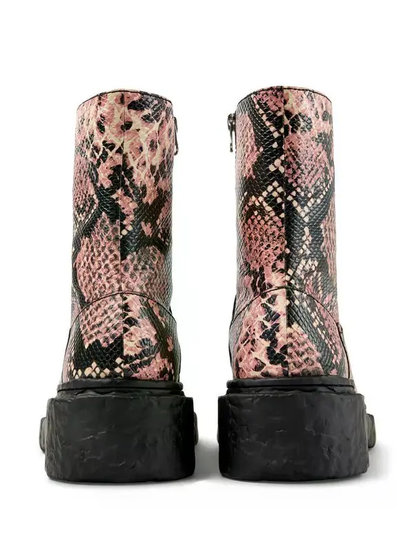 Camper Vamonos Boots With Side Zip - Pink