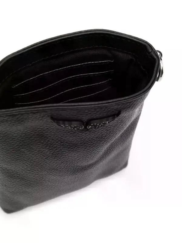 Zadig&Voltaire Rock Leather Phone Pouch - Black