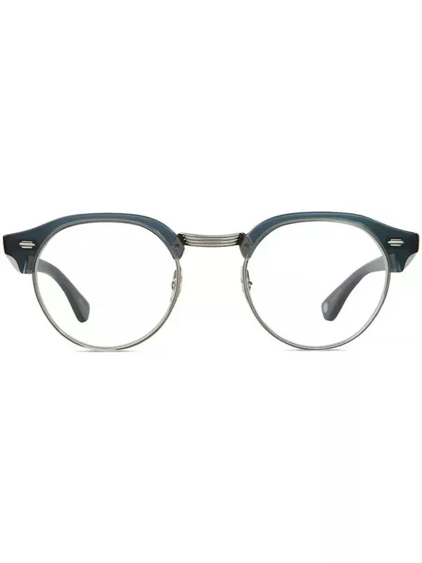 Garrett Leight Oakwood Eyeglasses - Blue