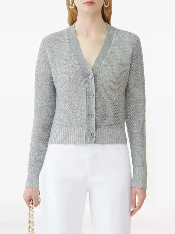 Fabiana Filippi Open Knit V-neck Cardigan