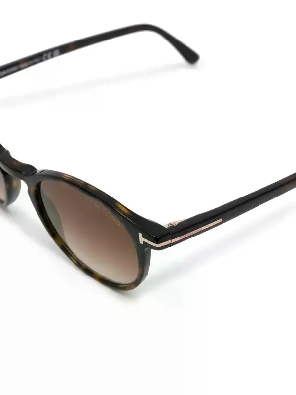 TOM FORD Round-frame Sunglasses - Brown