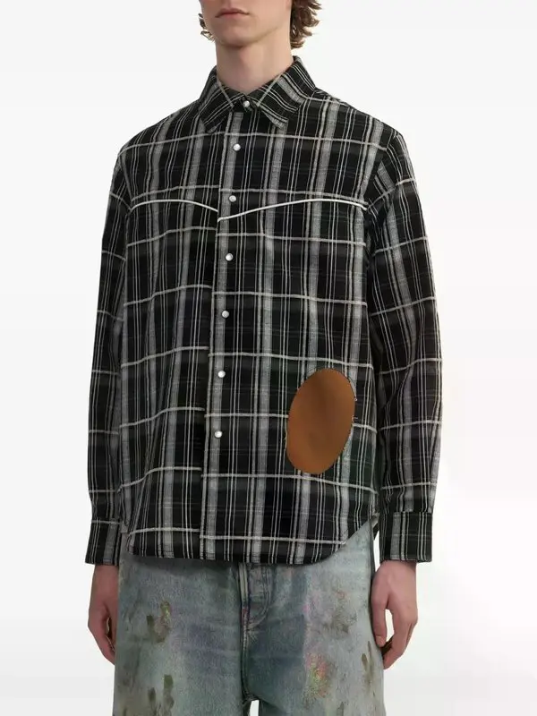 Andersson Bell Checked Shirt - Black