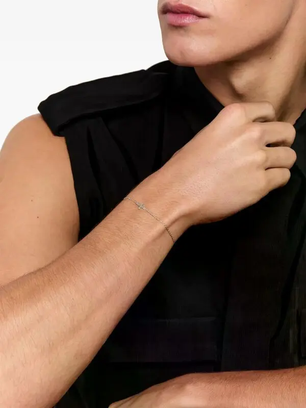 Mateo Sterling Mini Cross Bracelet - Silver