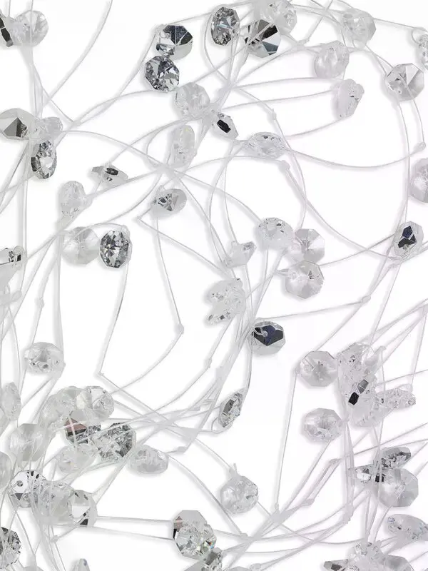 MARIA CALDERARA Rhinestone Embellished Multi-way Strap Necklace