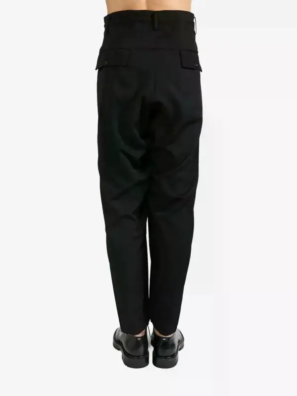 Yohji Yamamoto Trousers With Eight Tucks