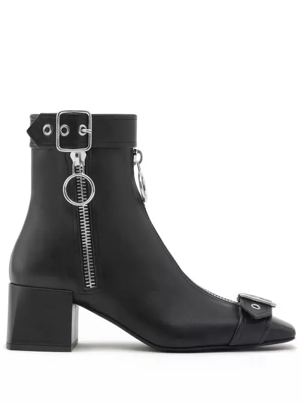 COURREGES Gogo Leather Ankle Boots