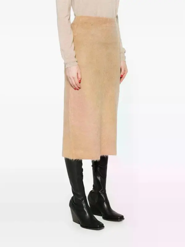 Fabiana Filippi Brushed Mohair Pencil Skirt