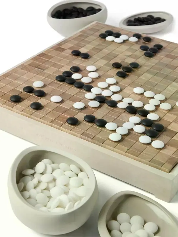 Brunello Cucinelli Wooden Go Game Set