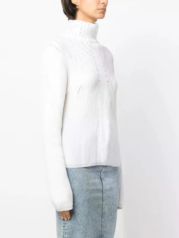 GENNY Stud-embellished Wool Jumper