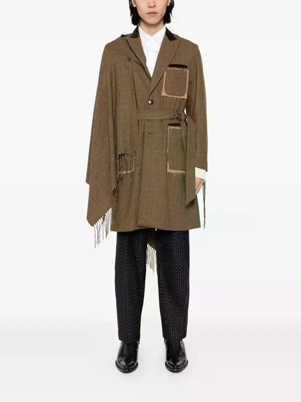 MIDORIKAWA Raw Edge Detailing Coat