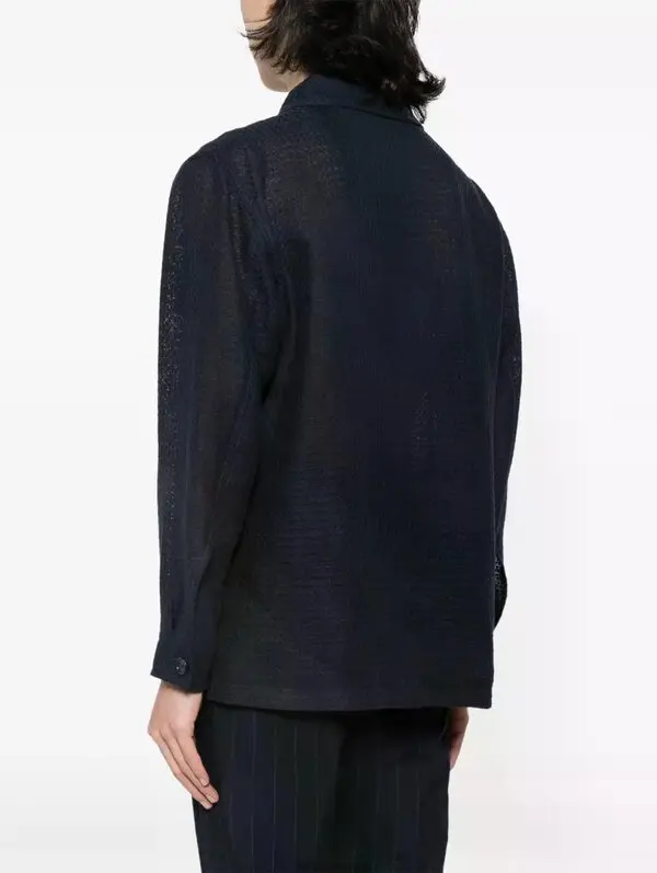 Tagliatore Textured Finish Button-down Jacket