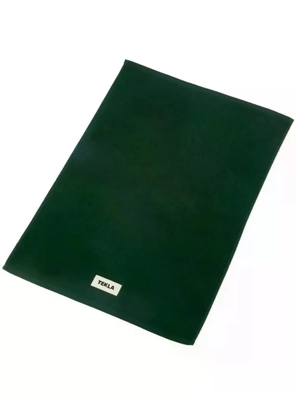 TEKLA Logo-patch Bath Mat - Green