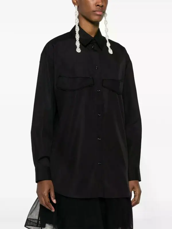 Simone Rocha Appliqué Detail Shirt