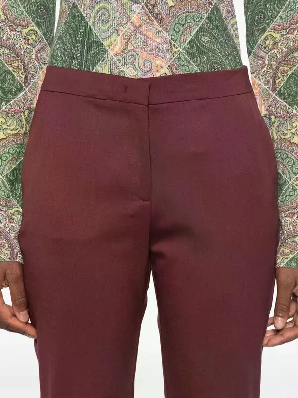 Etro Cropped Wool Trousers