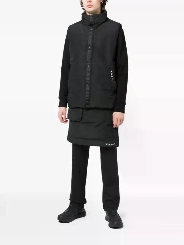 WHITE MOUNTAINEERING Wrap Cargo Skirt - Black