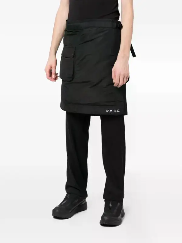 WHITE MOUNTAINEERING Wrap Cargo Skirt - Black