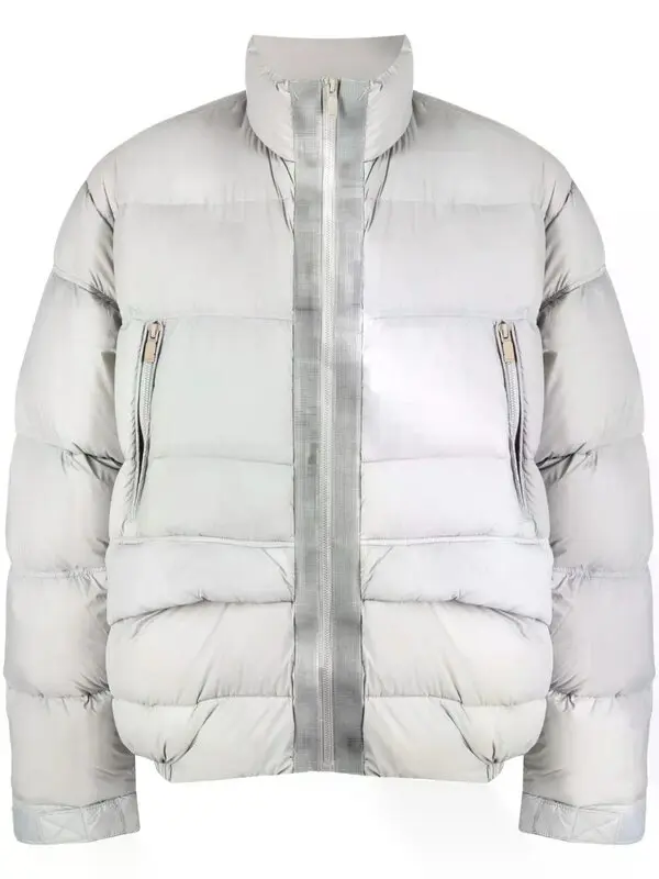 C2H4 High-neck Padded Jacket - Grey