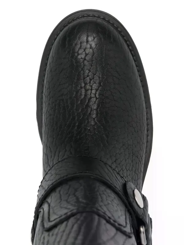 Miu Miu Leather Ankle Boots