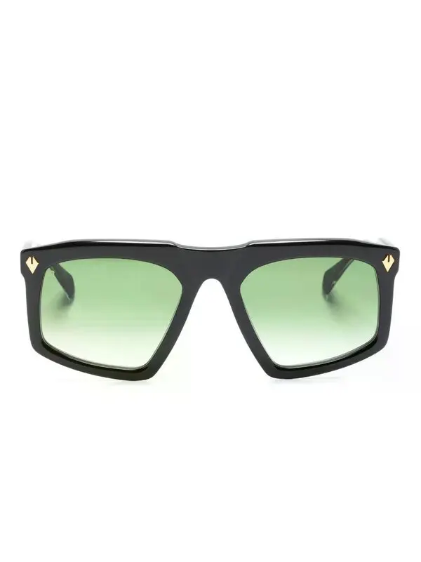 T HENRI EYEWEAR Square Frame Sunglasses - Black