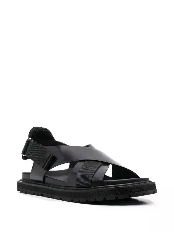 Premiata Crossover Strap Leather Sandals