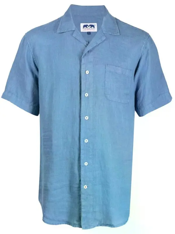 Love Brand & Co. Chest-pocket Linen Shirt