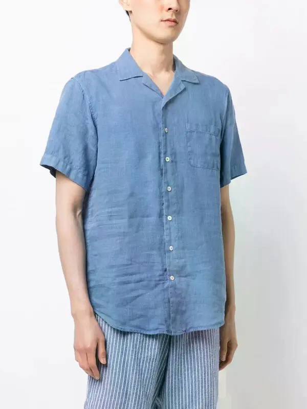 Love Brand & Co. Chest-pocket Linen Shirt