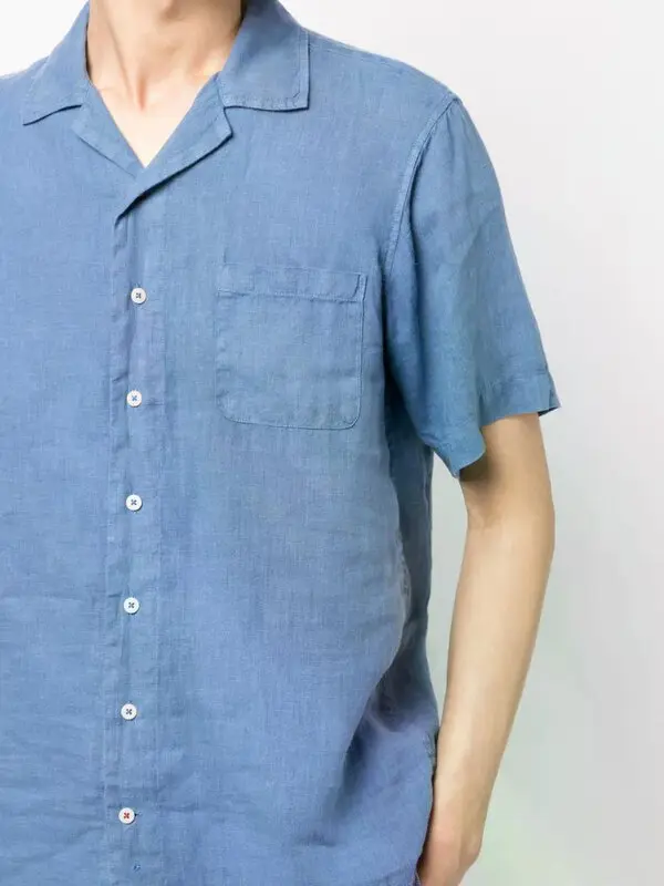 Love Brand & Co. Chest-pocket Linen Shirt