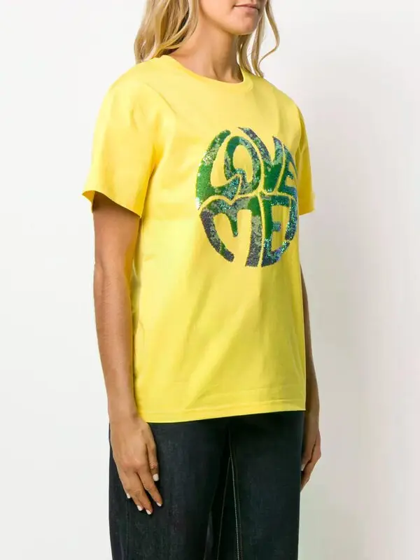 Alberta Ferretti Sequinned Print T-shirt