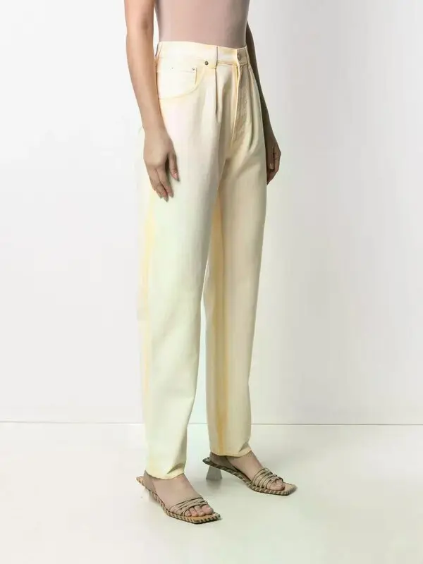 Alberta Ferretti Faded Tapered Jeans