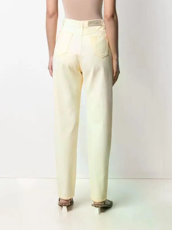 Alberta Ferretti Faded Tapered Jeans