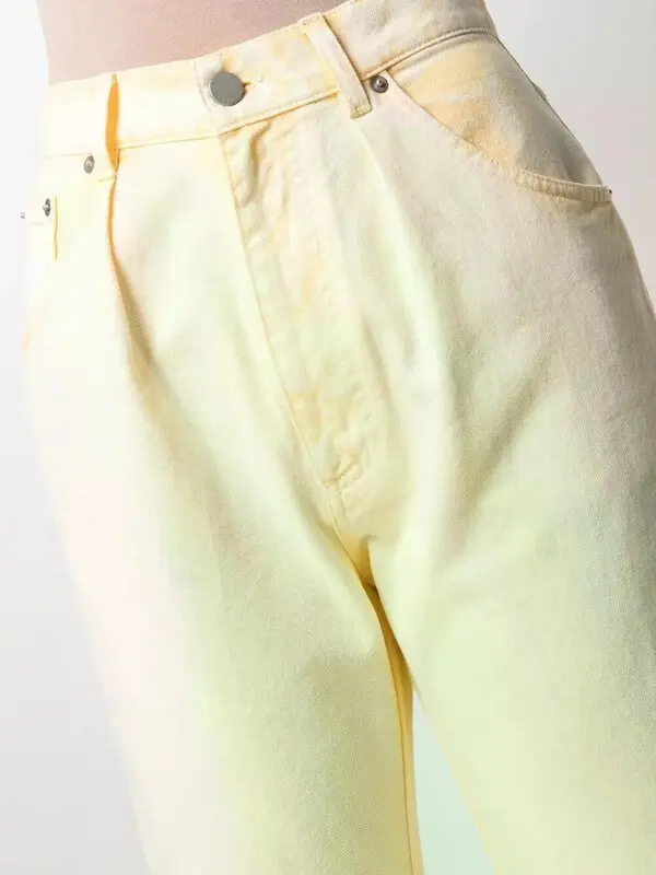 Alberta Ferretti Faded Tapered Jeans