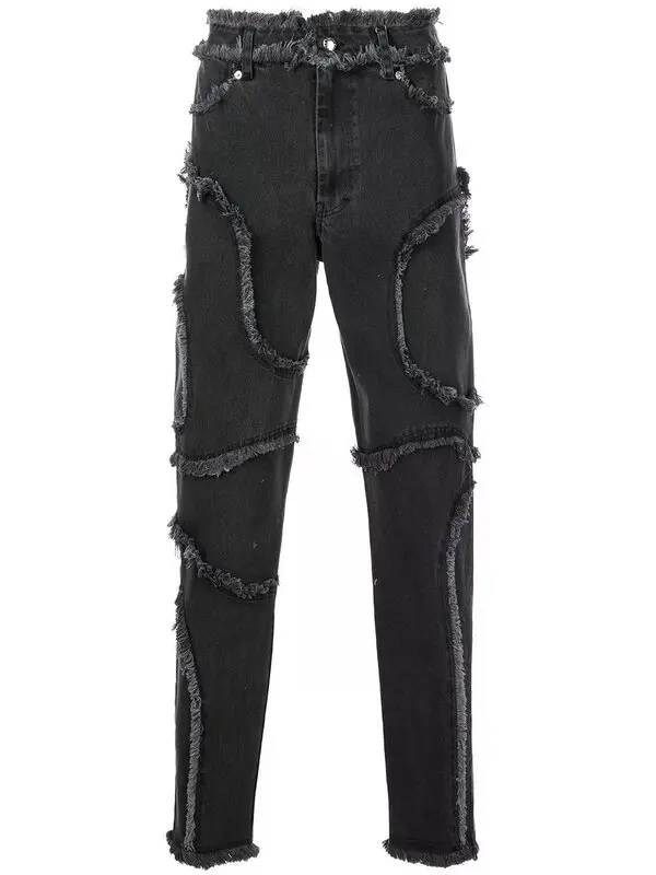 Eckhaus Latta Seam-detail Cropped Jeans