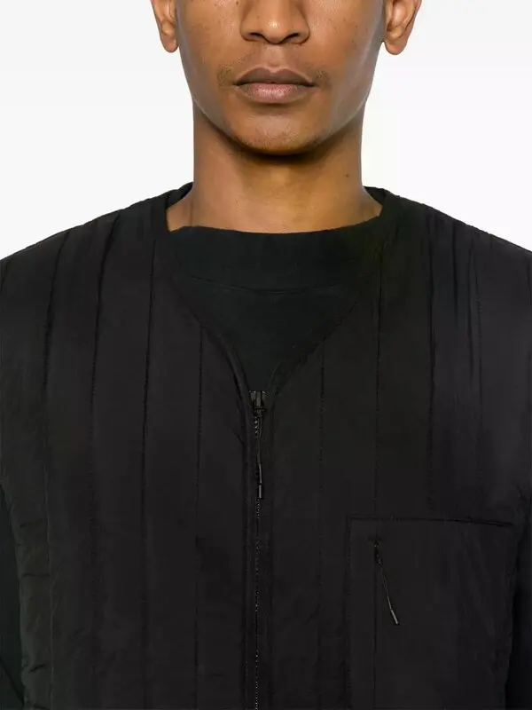 Rains Quilted Gilet - Black