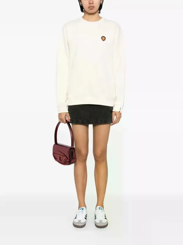 A BATHING APE Crew Neck Sweatshirt With Graphic Print