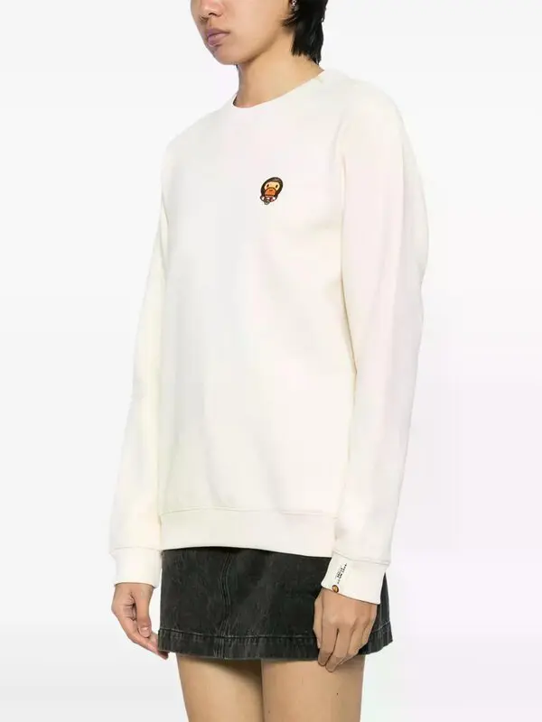 A BATHING APE Crew Neck Sweatshirt With Graphic Print