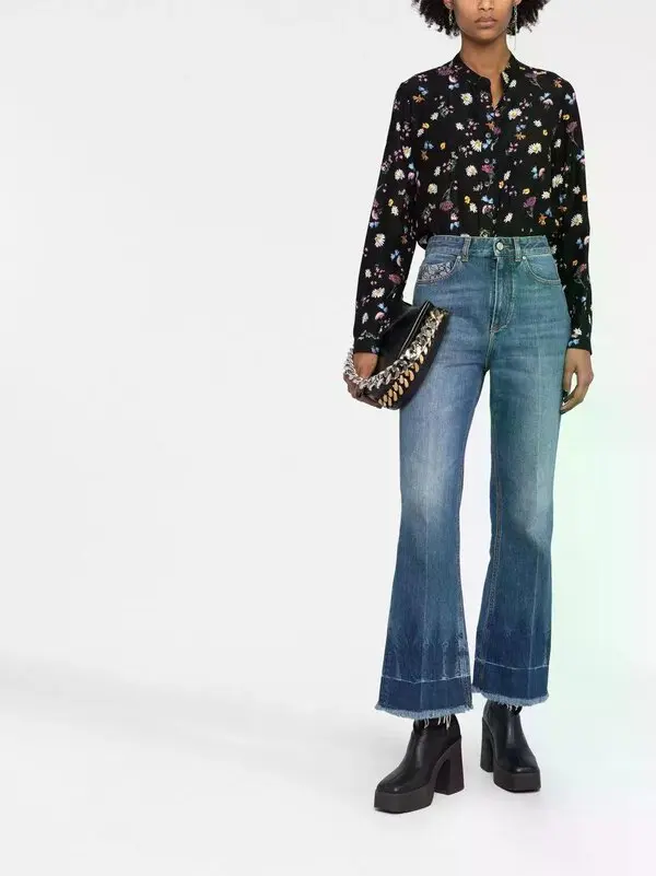 Stella McCartney Cropped Flared Jeans