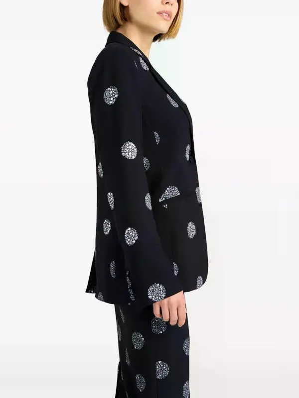 Cinq À Sept Karlie Crystal Embellished Blazer