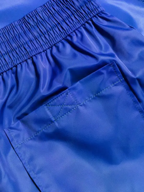 Off-White Scribble Diags-print Elasticated Swim Shorts - Blue