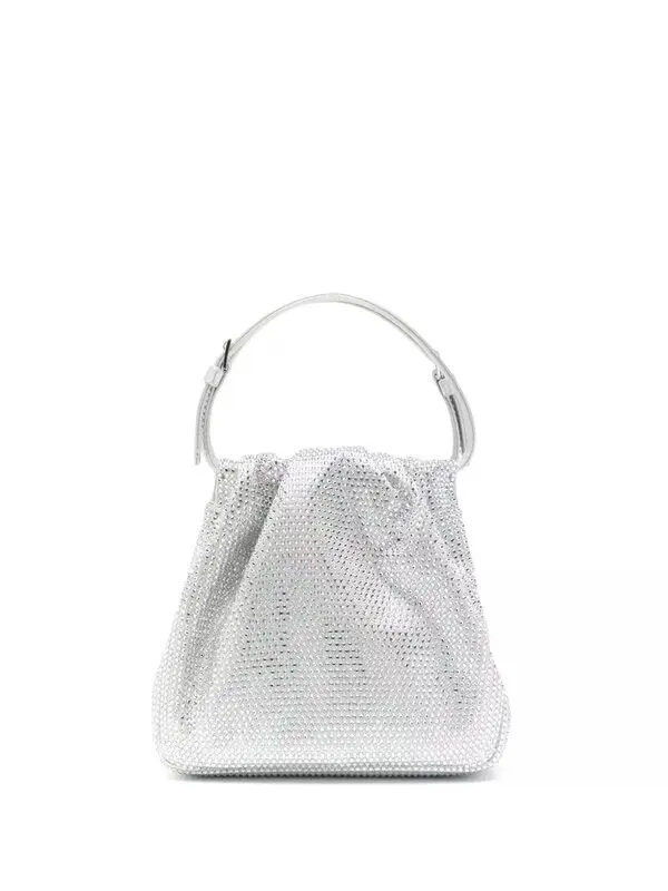 Amina Muaddi Vittoria Mini Bag - Silver