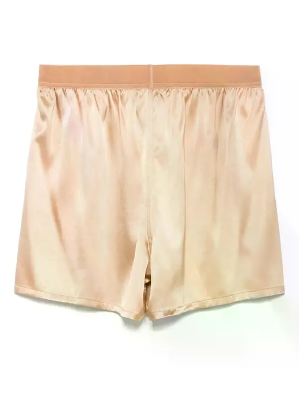 TOM FORD Satin Boxer Shorts - Neutrals